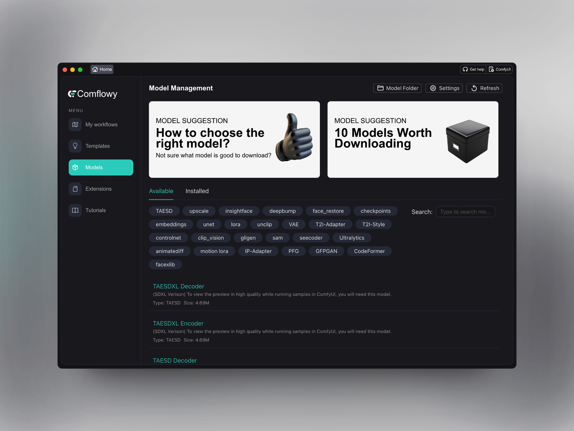 Changelog - Comflowy
